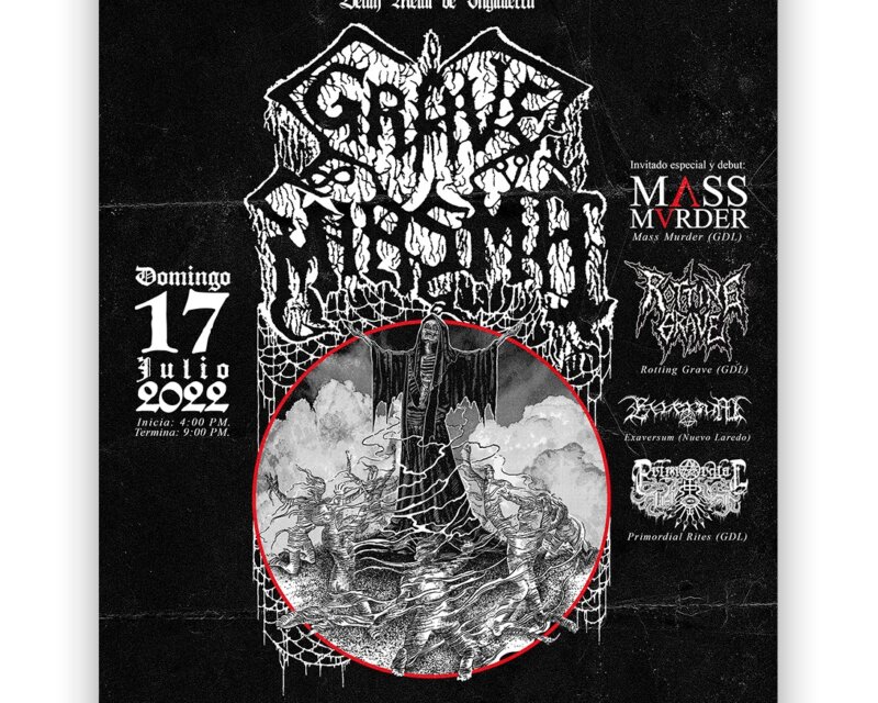 GRAVE MIASMA “INVOKING THE BEAST TOUR MMXXII” Guadalajara | Grave Miasma